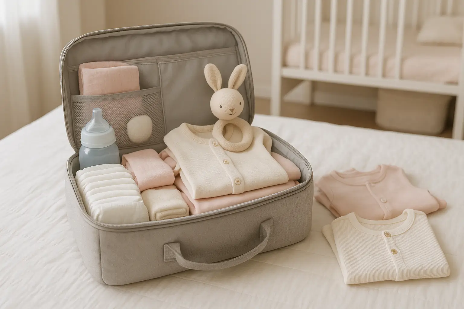 Guia prático da mala da maternidade: itens essenciais para mãe e bebê ...